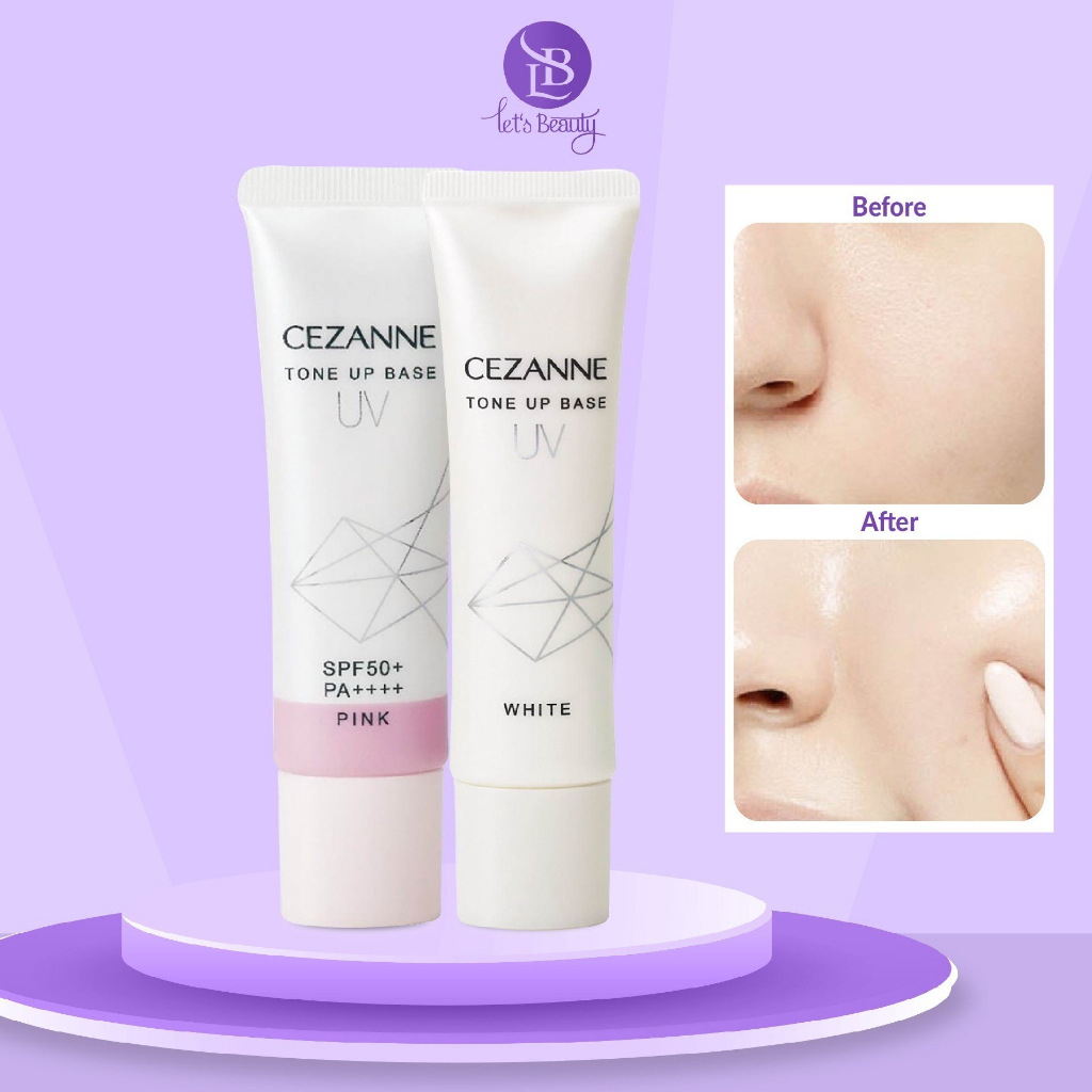 Cezanne UV tone Up Base sunscreen primer SPF 50 PA++++ 30g | Shopee Malaysia