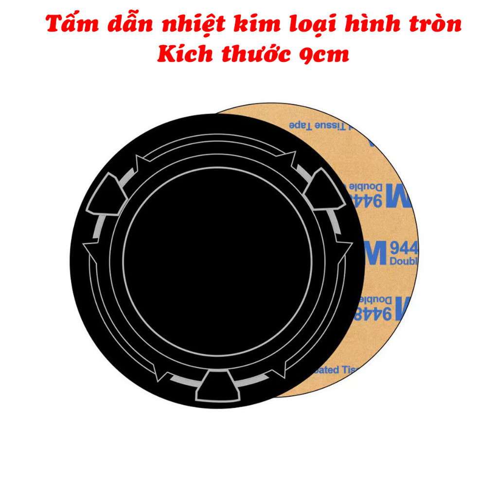 Magnetic heat conduction sticker for radiator fans X42, X77, X80 - 9cm ...