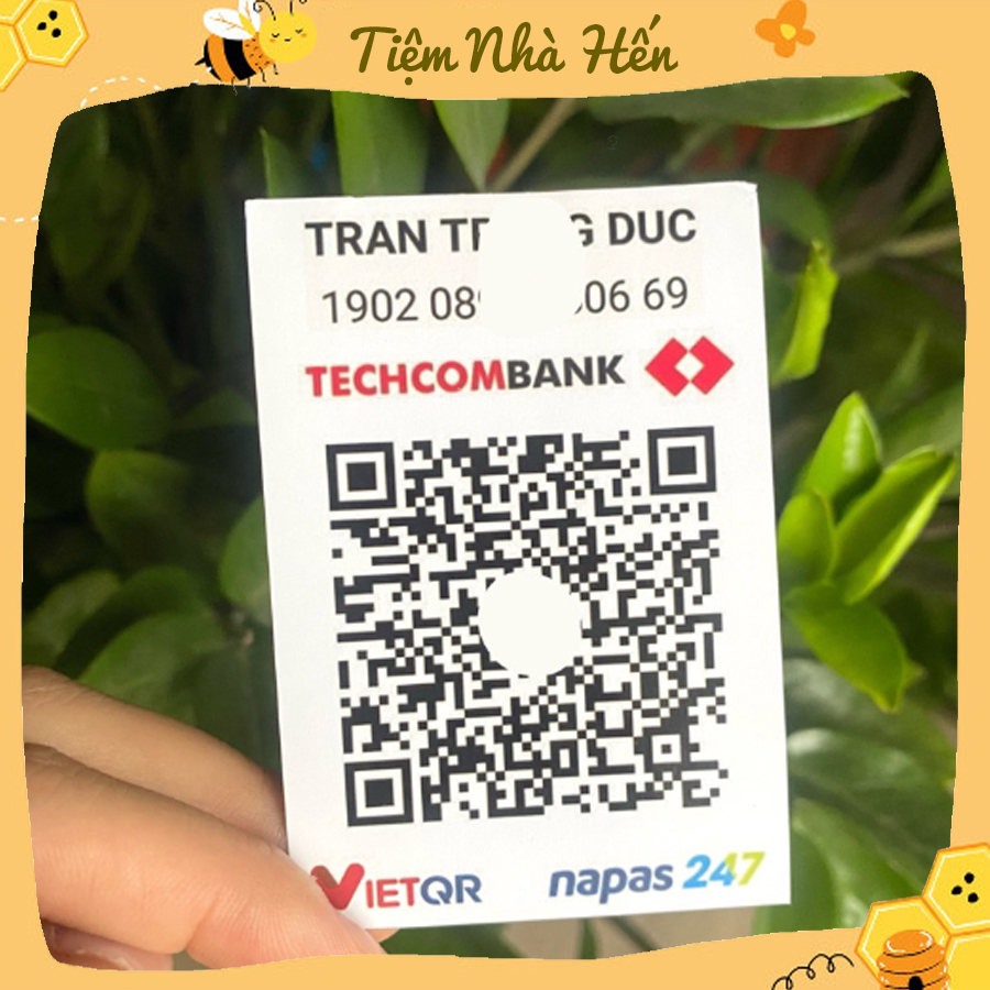 Decal for bank account QR code, convenient information printing ...