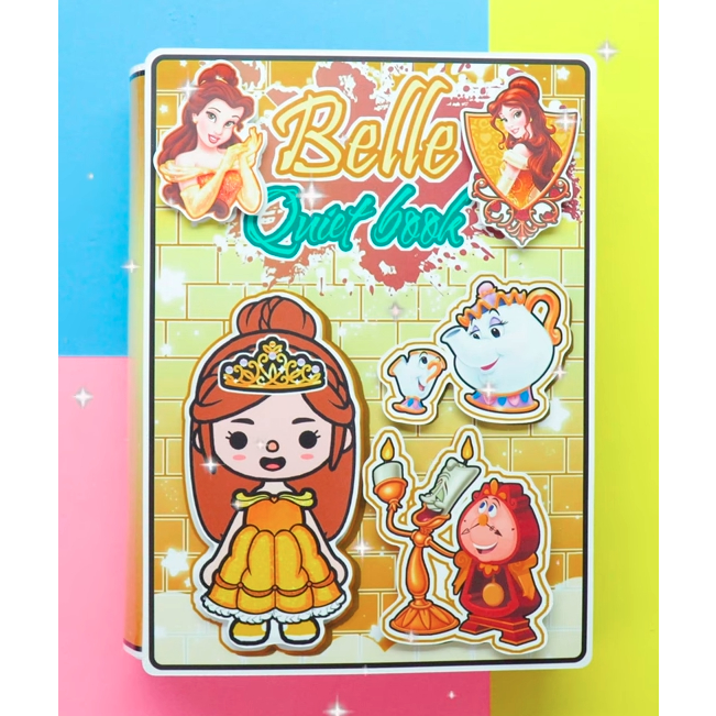 Lovely Princess Belle Paper Doll Wednesday-Happyfunny | Shopee Malaysia