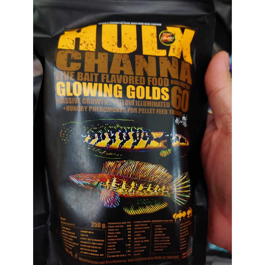 [Genuine] Hulx MONSTER chana Fish Bran 3 Premium Colors For Snakehead ...