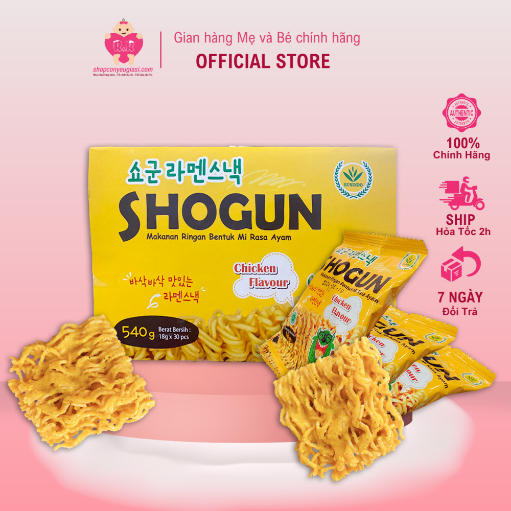 Bim SNACK OISHI SHRIMP CHEESE NOODLES WITH SHOGUN CHICKEN FLAVOR 18G ...