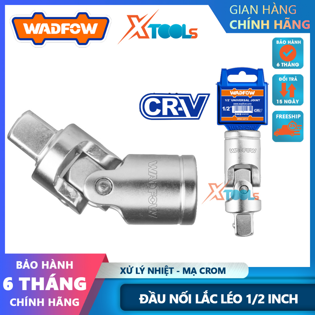 Wadfow WSC2212 1/2 inch swivel connector, uses 50BV30 chrome-plated ...