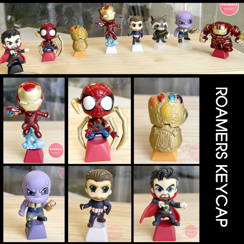 Avengers PBT Keycap Special Superhero Squad Odd Key Keycap | Shopee ...