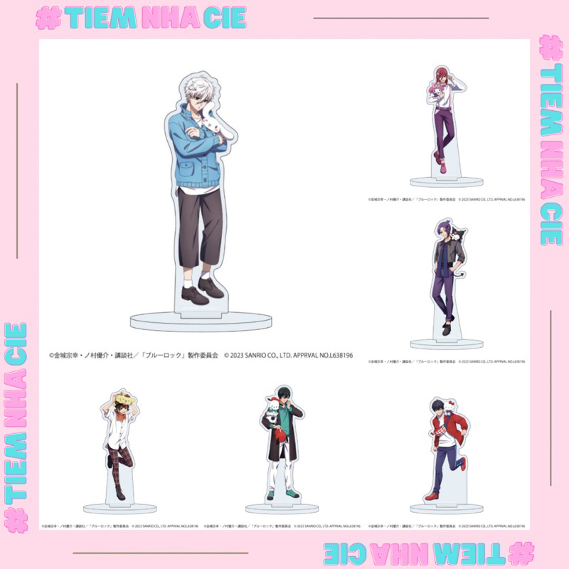 [Cie's Shop] [AVAILABLE] Sanrio No. 1 Striker Blue Lock Standee ...
