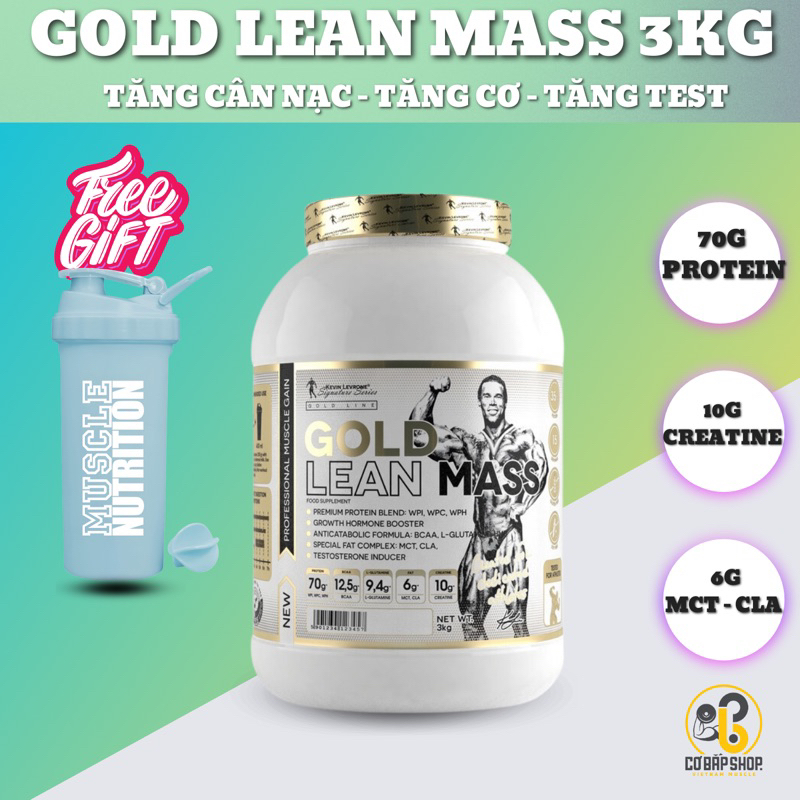 3kg POT - GOLD LEAN MASS - SUPPORTS WEIGHT GAIN - QUICK MUSCLE ...