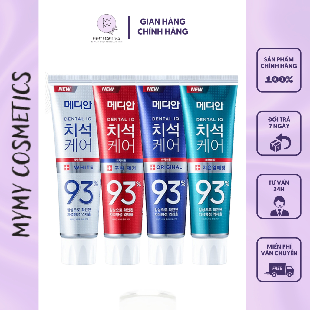 Median Dental IQ 93% Korean toothpaste 120g | Shopee Malaysia