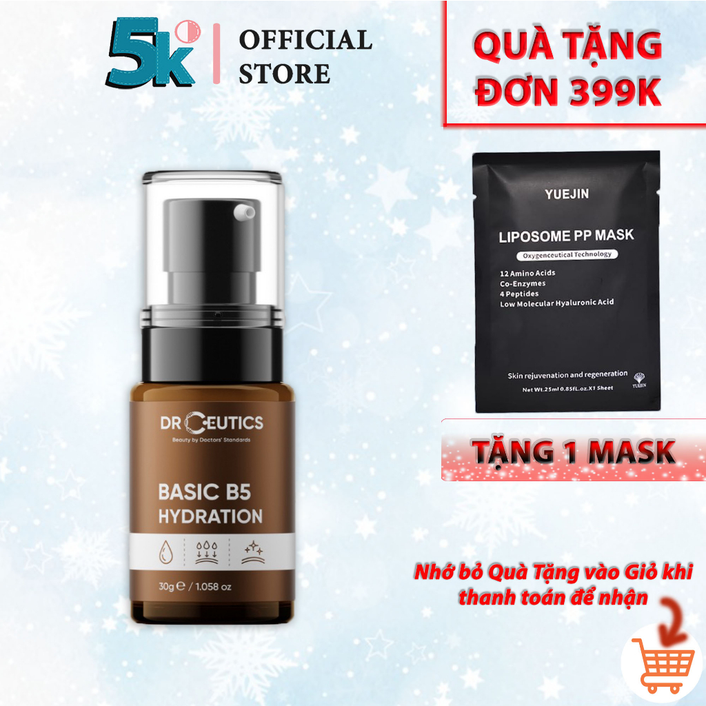 Drceutics B5 Basic Hydration 5% Essence for Oily and Acne Skin (30ml ...