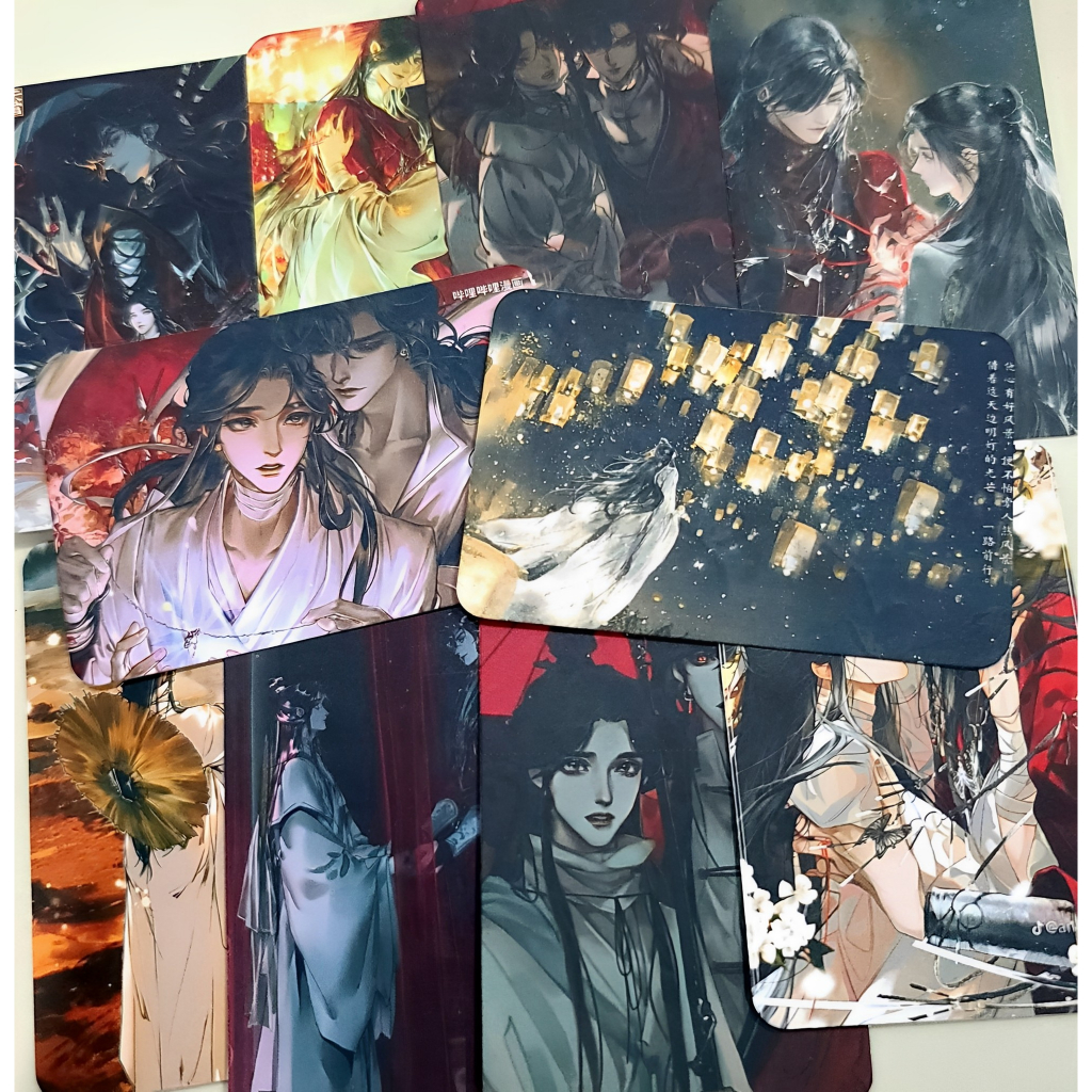 Set of 10 Manhua Thien Quan Tu Phuc Corner Cards - Heaven Official's ...