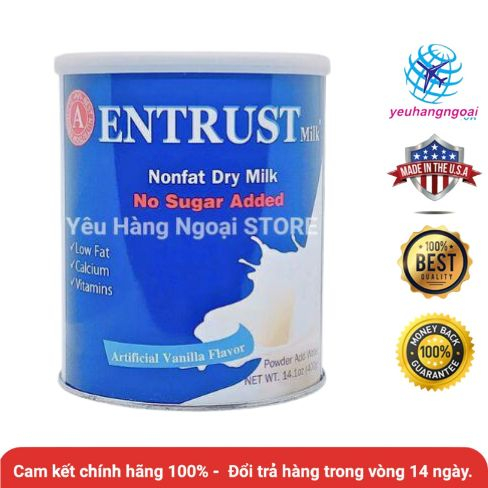 Entrust 400g – America's No. 1 diabetic milk powder. | Shopee Malaysia