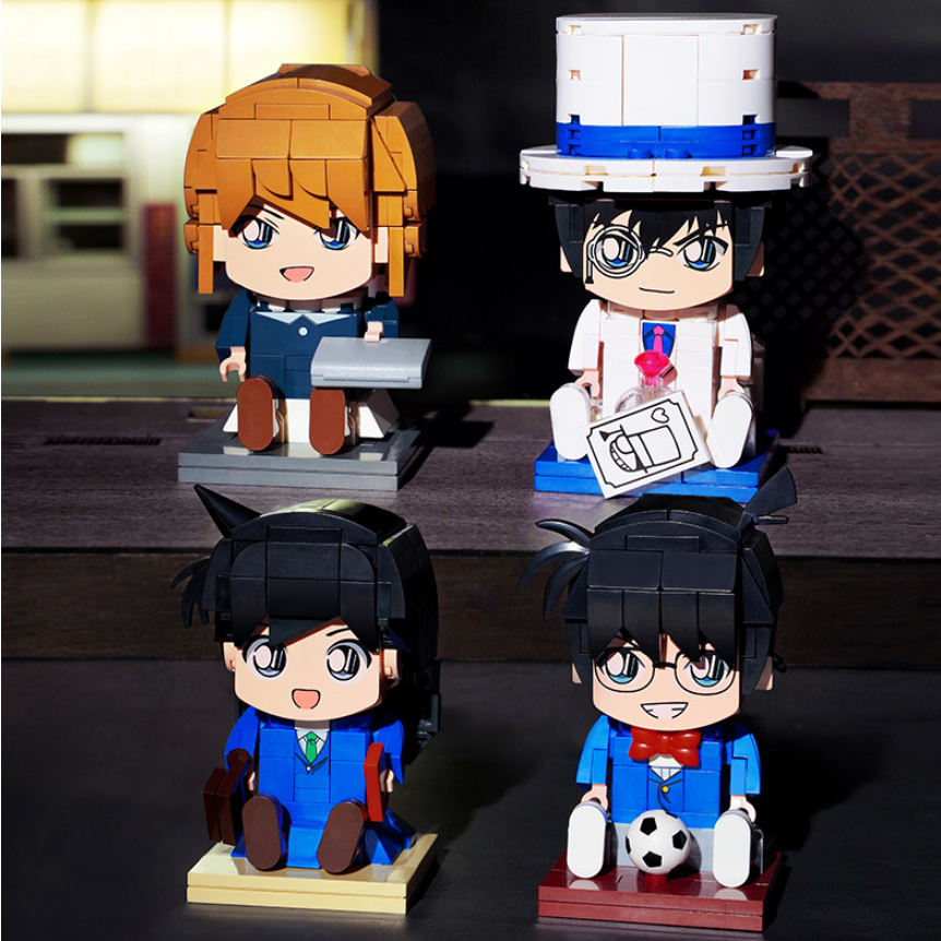 Lego Detective Conan, Detective Conan, Shinichi, Ran, Haibara, Kaito ...