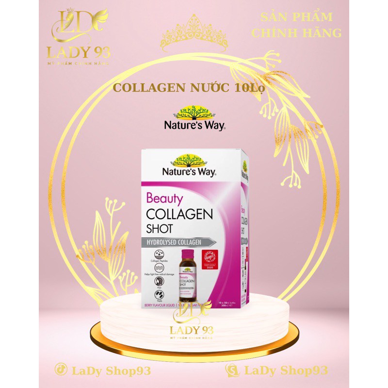 Nature's Way Beauty Collagen Shot Premium Fresh Collagen (50ml x 10 ...