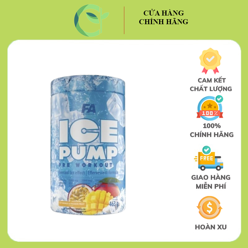 Pre Workout FA Ice Pump Supplement - Increase Strength, Concentration ...