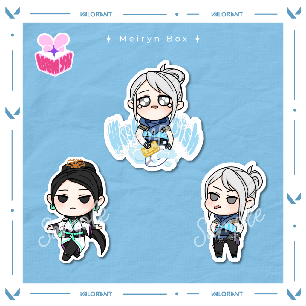[KEYCHAIN] Valorant Character KEYCHAIN - VALORANT - Meiryn Box | Shopee ...