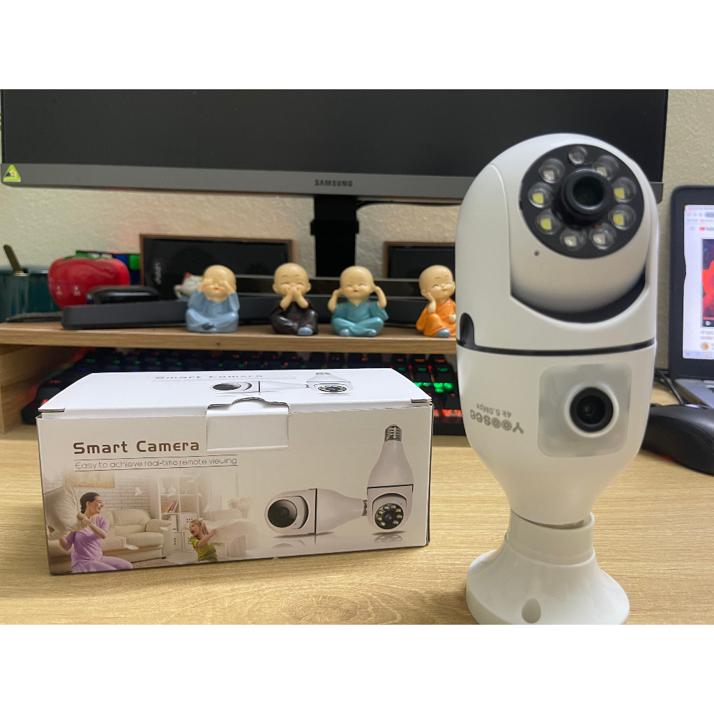 [2025 Model] YooSee IP Camera New generation super sharp 2-EYE bulb ...