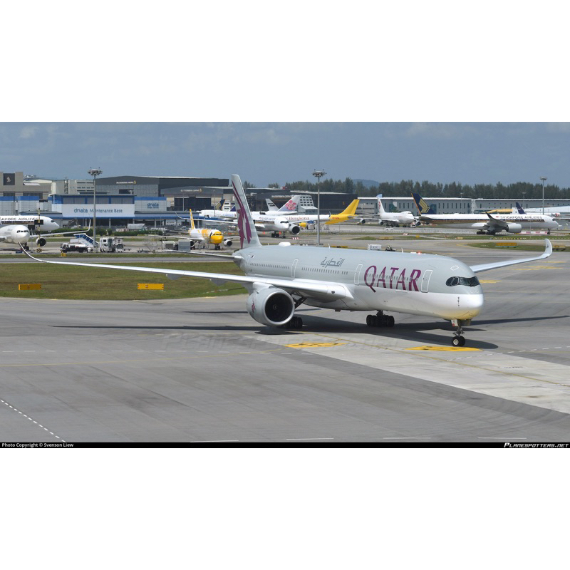 Paper Model Qatar airways airbus a350-1000 | Shopee Malaysia