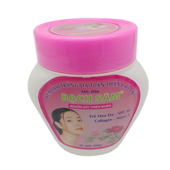 Bach Sam BS6 body whitening cream 180g (Pink White) | Shopee Malaysia