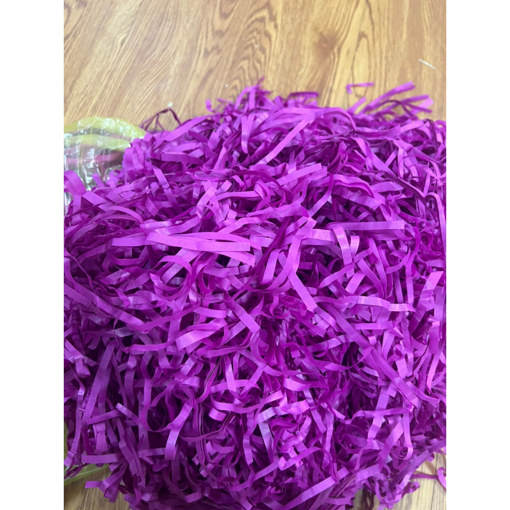 1kg of pink purple lotus pelure straw paper, gift box lining scrap ...