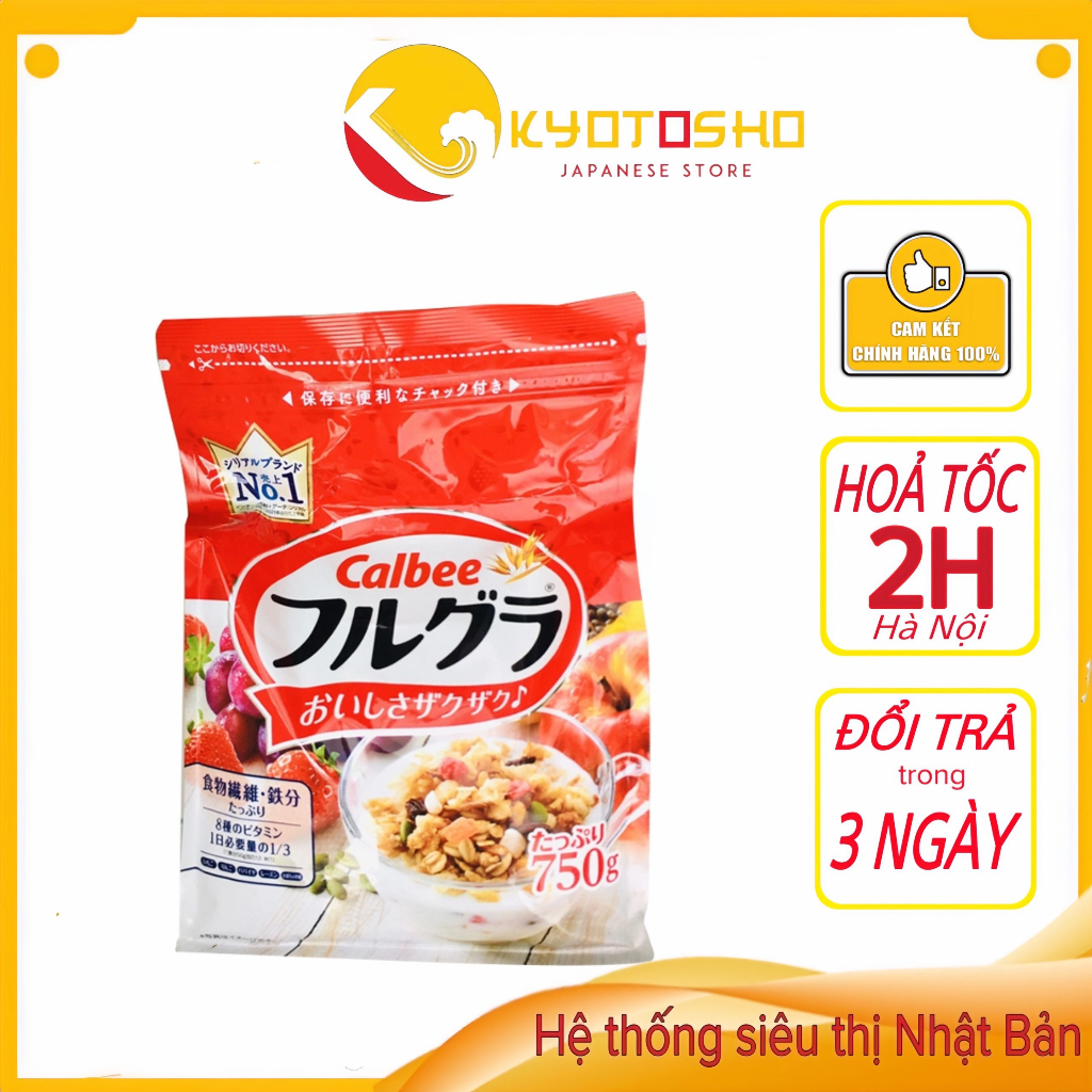 Red Calbee cereal 750g, Japanese Calbee cereal, breakfast cereal, nutritional cereal | Shopee ...