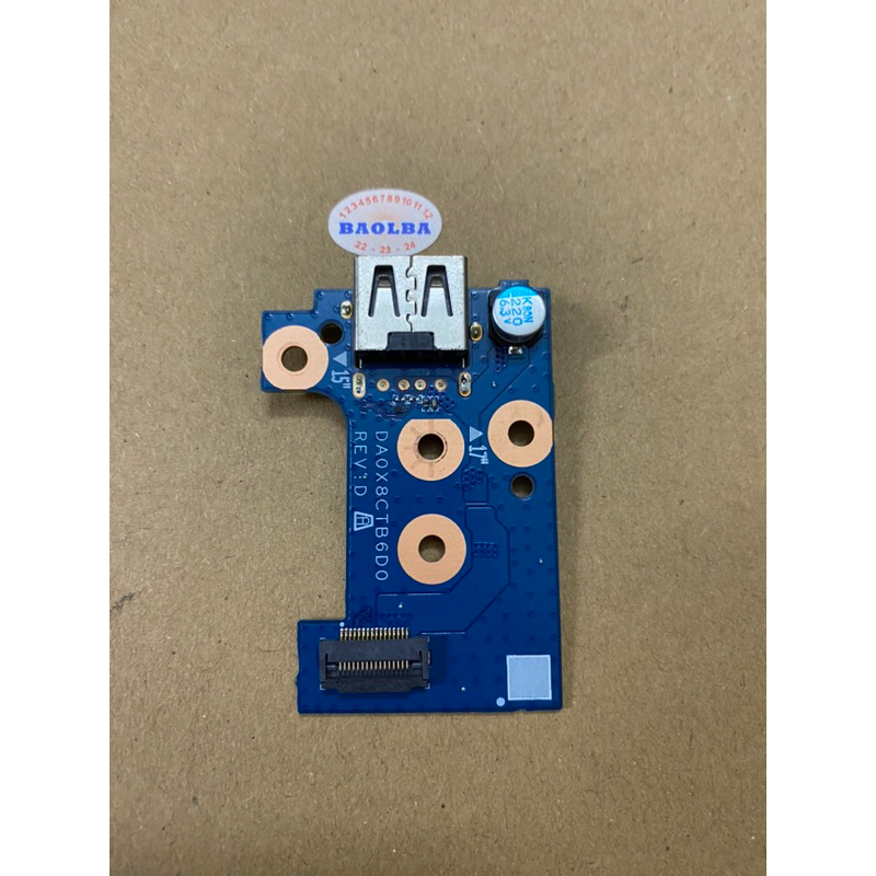 Usb Board For laptop Hp ProBook 450 G5 455 G5 USB IO Board DA0X8CTB6D0 ...