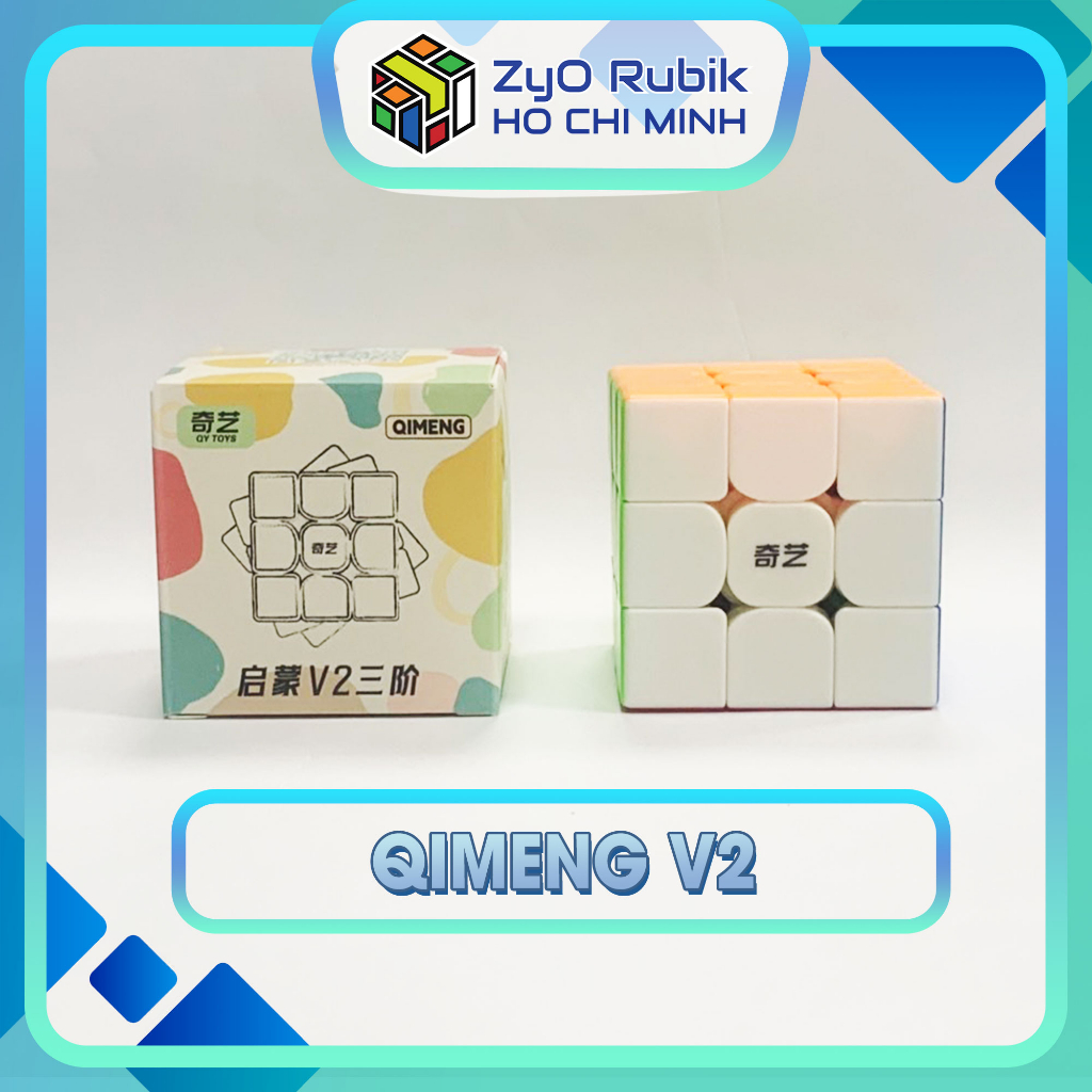[ Rubik 3x3 ] QiYi QiMeng V2 Stickerless - 3-Layer Rubik's Cube ...