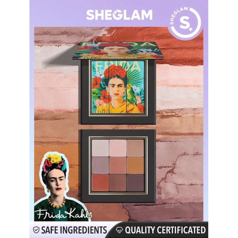 Frida Kahlo Collection - 9-panel SHEGLAM X Frida Kahlo Masterpiece ...