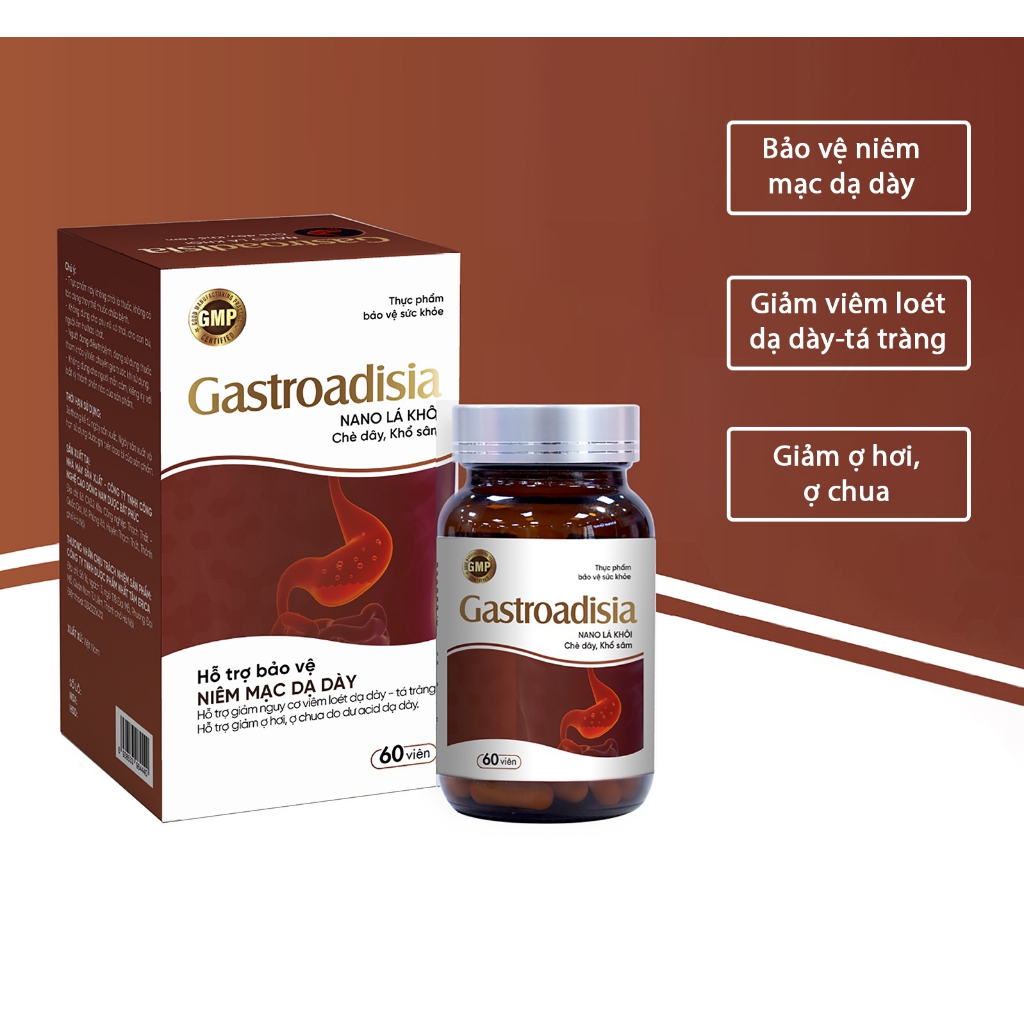 Gastroadisia NANO KHOI LEAF Pills (Han Lam Institute) - Protects the ...