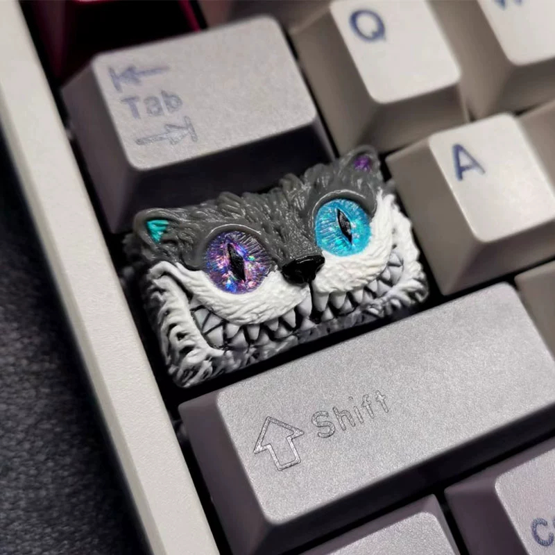 Artisan Cheshire Cat Keycap Mechanical Keyboard Button Lionvn ...