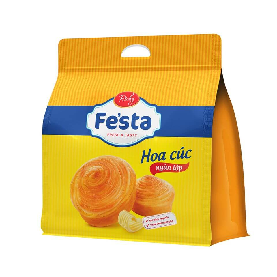 Bread Chamomile Thousand Layers Festa 120g (40g x 3 Packs) | Shopee Malaysia
