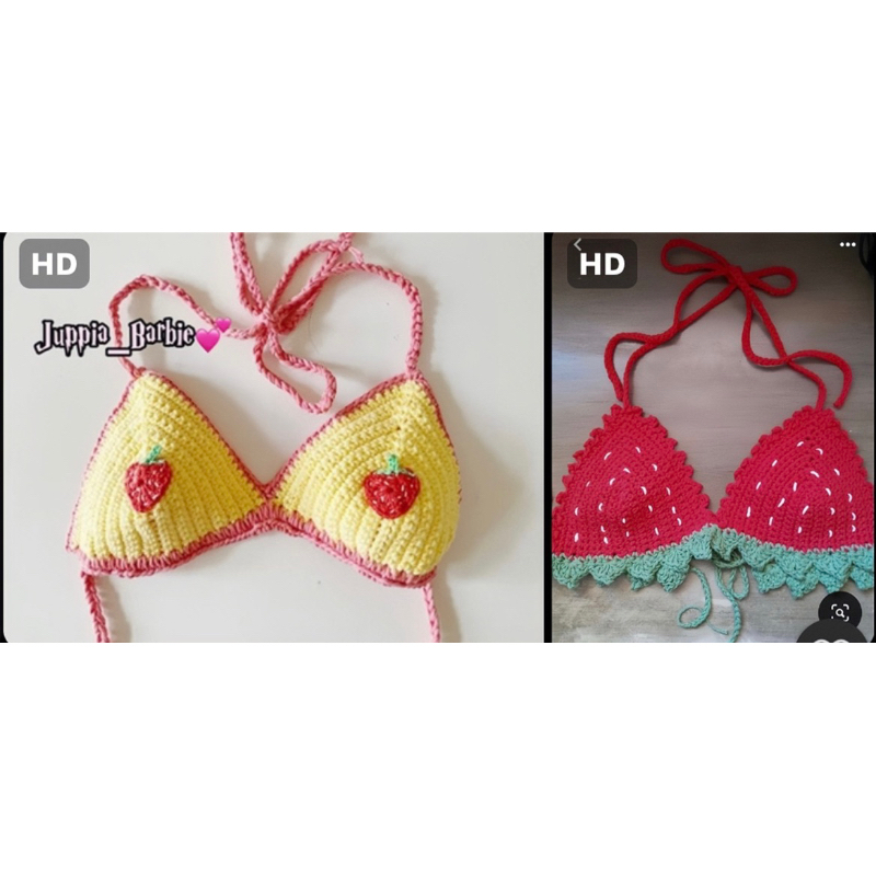 Cute STRAWBERRY CROOKED WOOL BRA IS MORE BEAUTIFUL THAN THE PHOTO ...