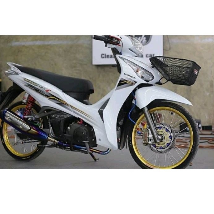 Honda Wave 125i Removable Sticker White Car Sticker | Shopee Malaysia