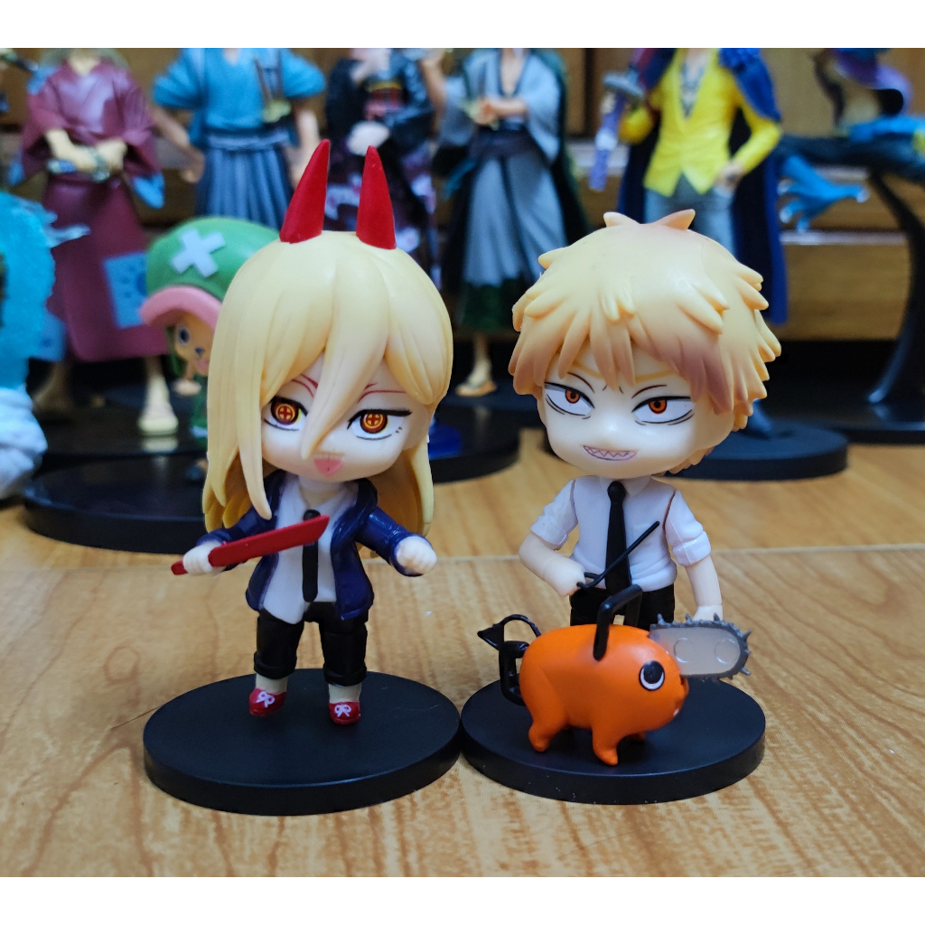 Chainsaw Man Character Model - Set Chibi 5 Baby Chainsaw Man | Shopee ...
