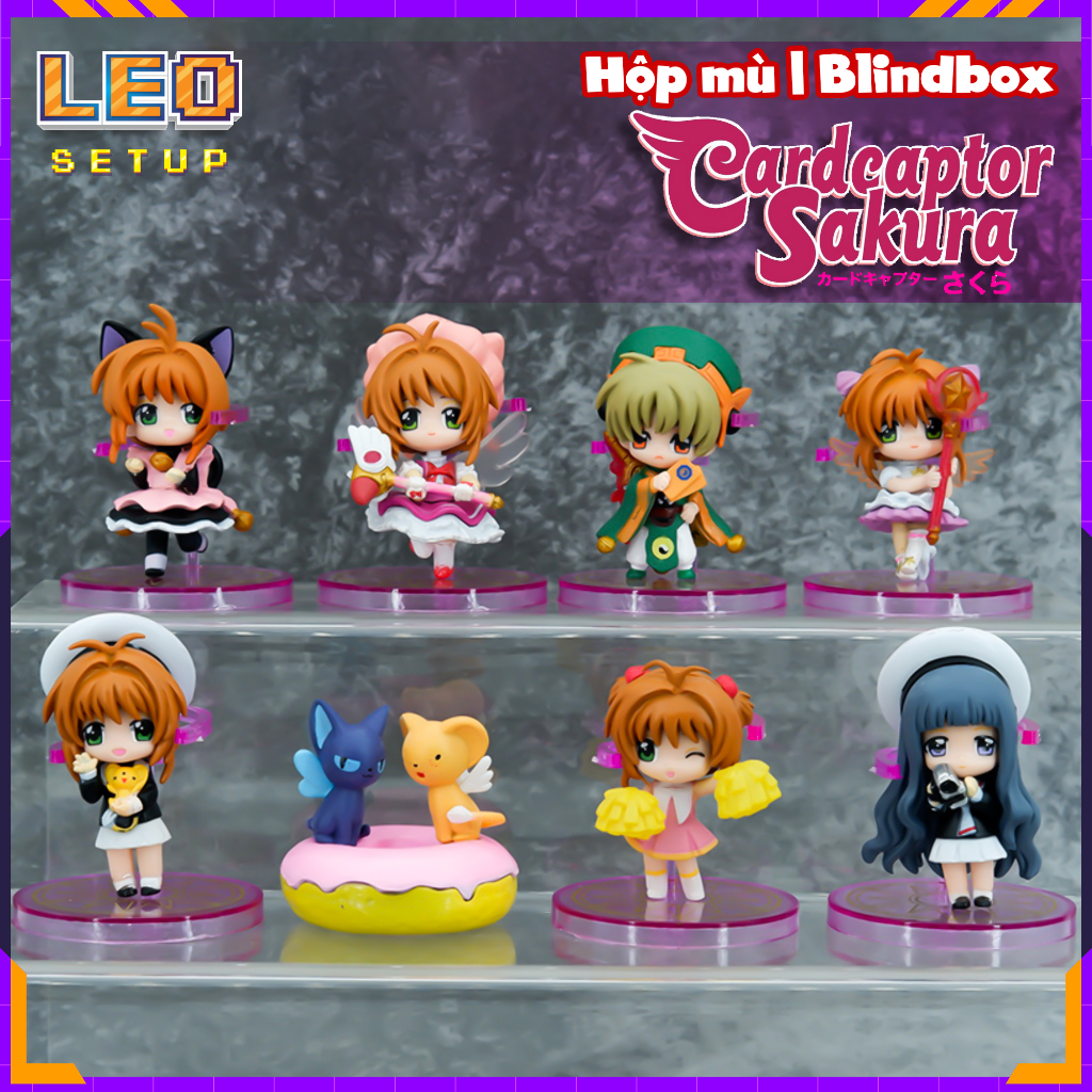 Blindbox Sakura model - Card Leader Set of 8 display models Work corner ...