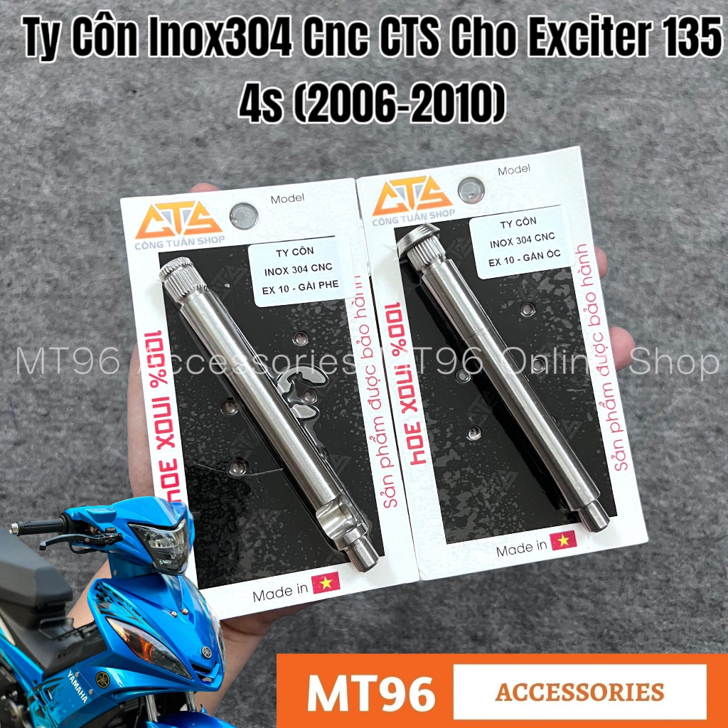 304 Cnc CTS Stainless Steel Taper for Exciter 135 4s (2006-2010), Ex ...