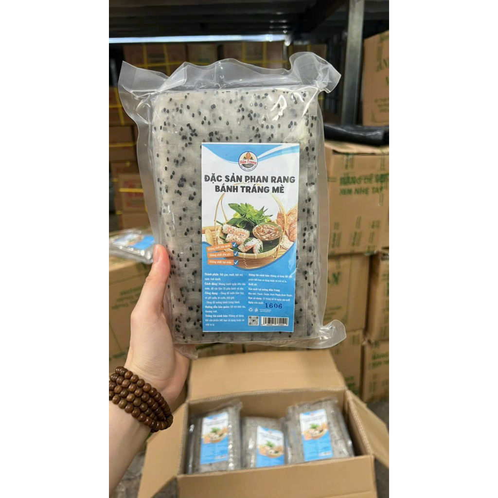 Phan specialty roasted black sesame rice paper, small package to try ...