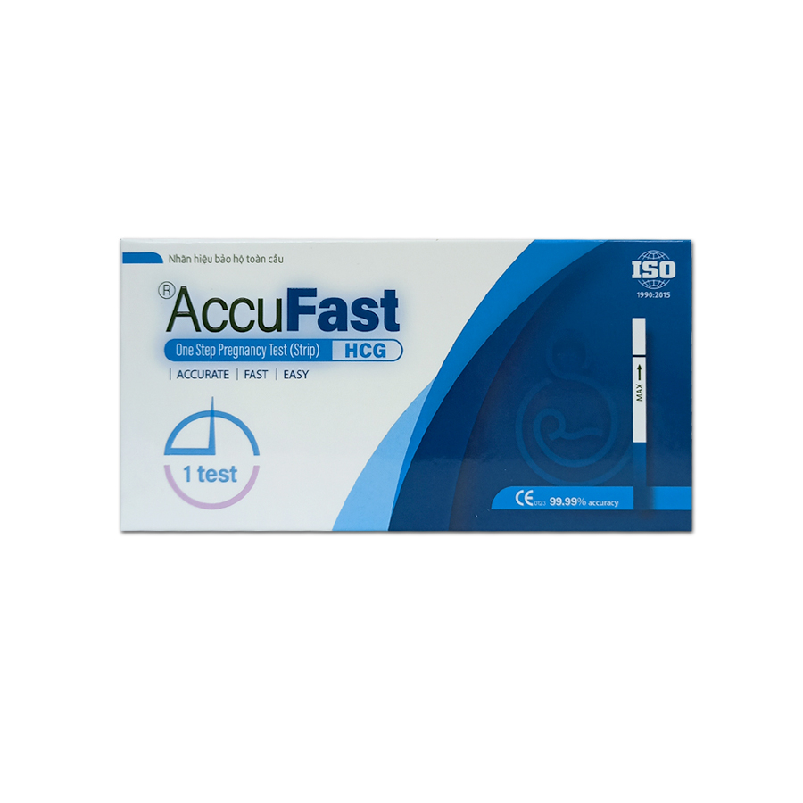 AccuFast PREGNANCY TEST (convenient, hygienic) with test strip cup for ...