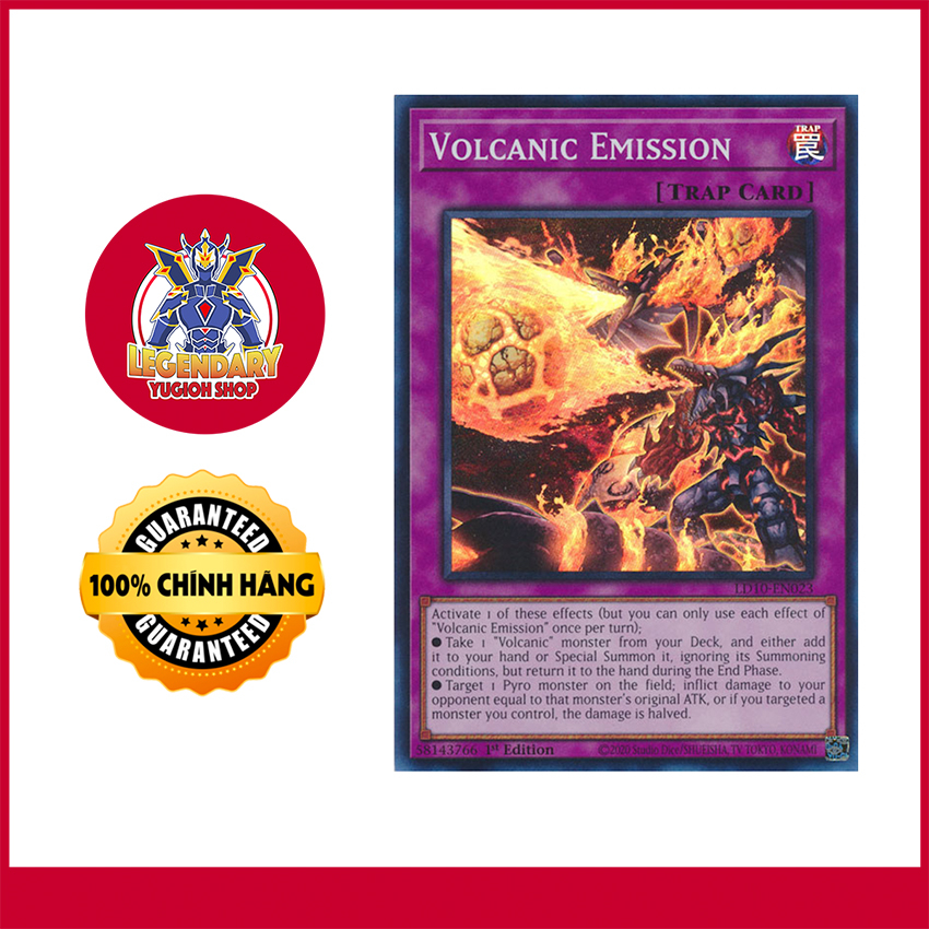 [Original Yugioh Card] Volcanic Emission | Shopee Malaysia