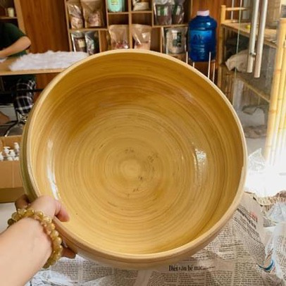 Bamboo basins for hand and foot baths used in spas, bamboo basins used ...