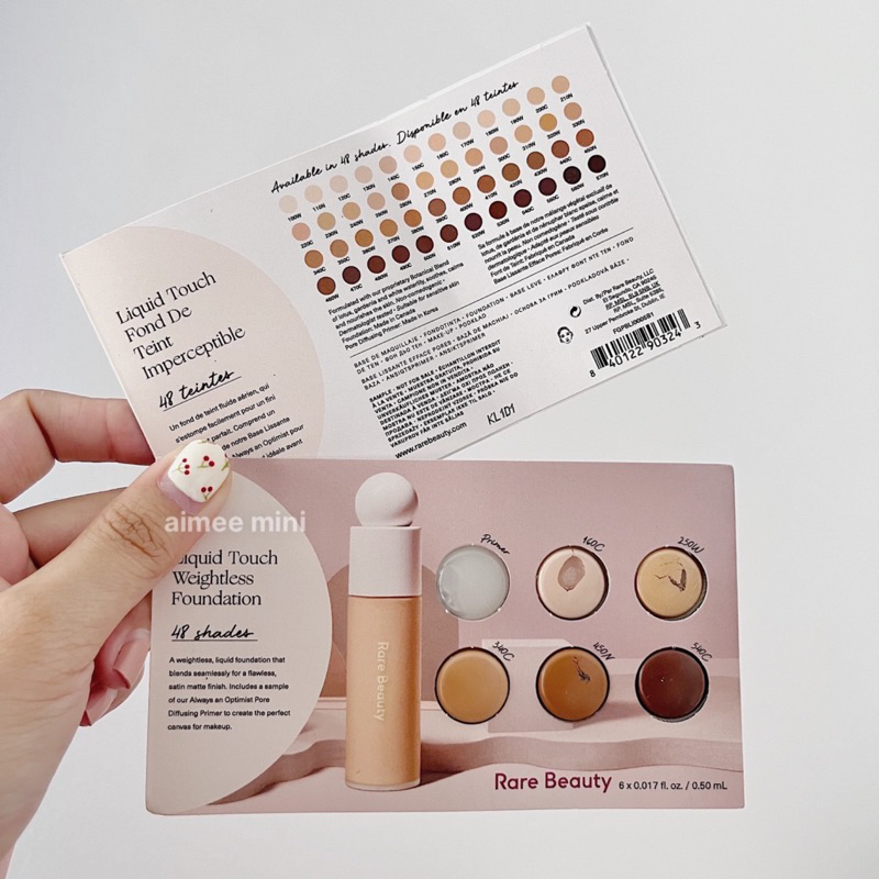 Sample Rare Beauty Liquid Touch Weightless Foundation | Shopee Malaysia