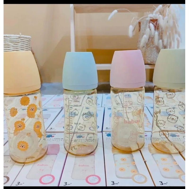 Ppsu Babuu 170ml / 270ml Bottle Of Beautiful Colors For Babies | Shopee ...