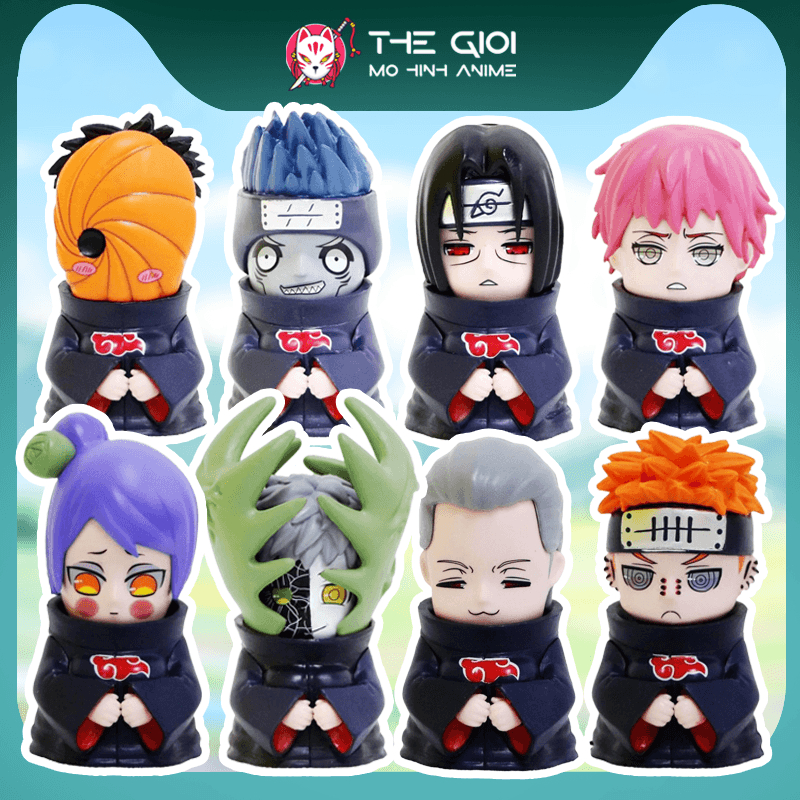 Naruto Model Akatsuki Chibi 11 Character Obito Itachi Yahito Zetsu ...