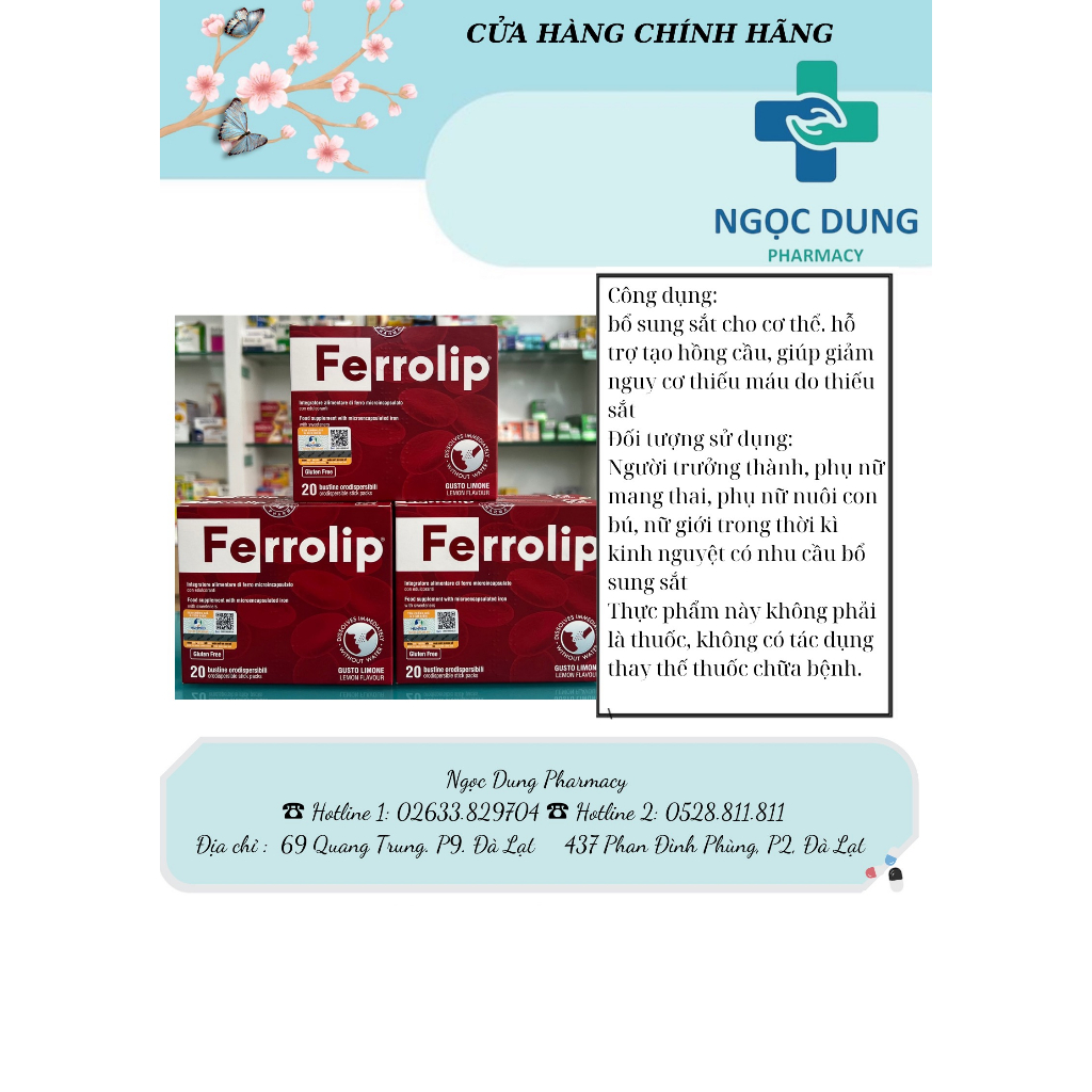 Ferrolip blood tonic (Box of 20 packs) | Shopee Malaysia