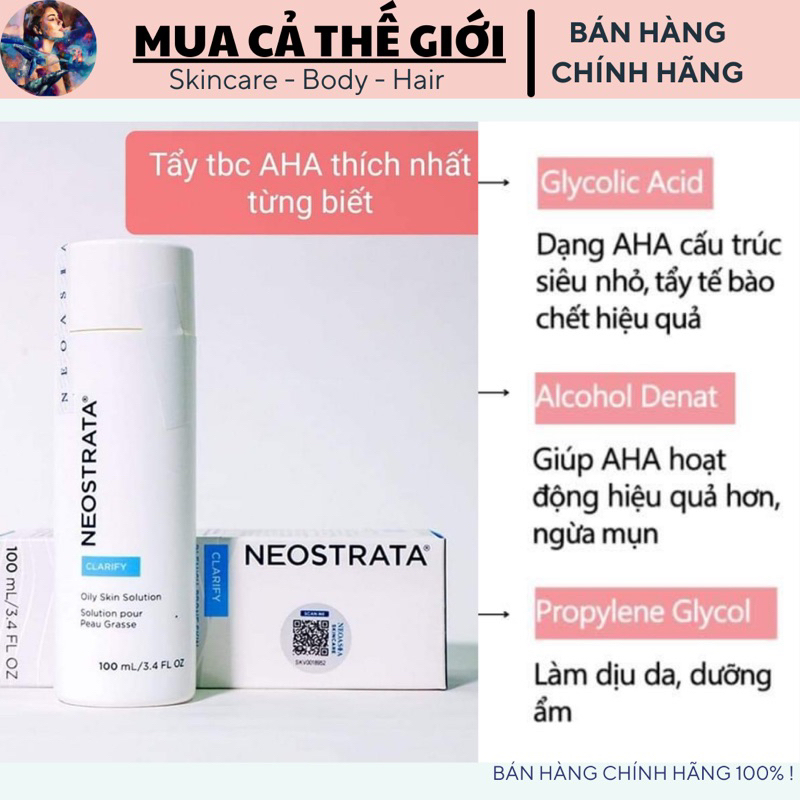 Aha 8% Neostrata Oily Skin Solution 8 AHA Chemical Exfoliator | Shopee ...