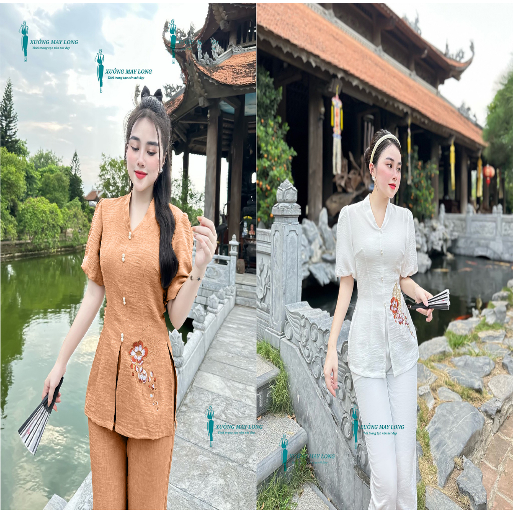 Blue clothes for going to the temple [new product] set of Dharma ...