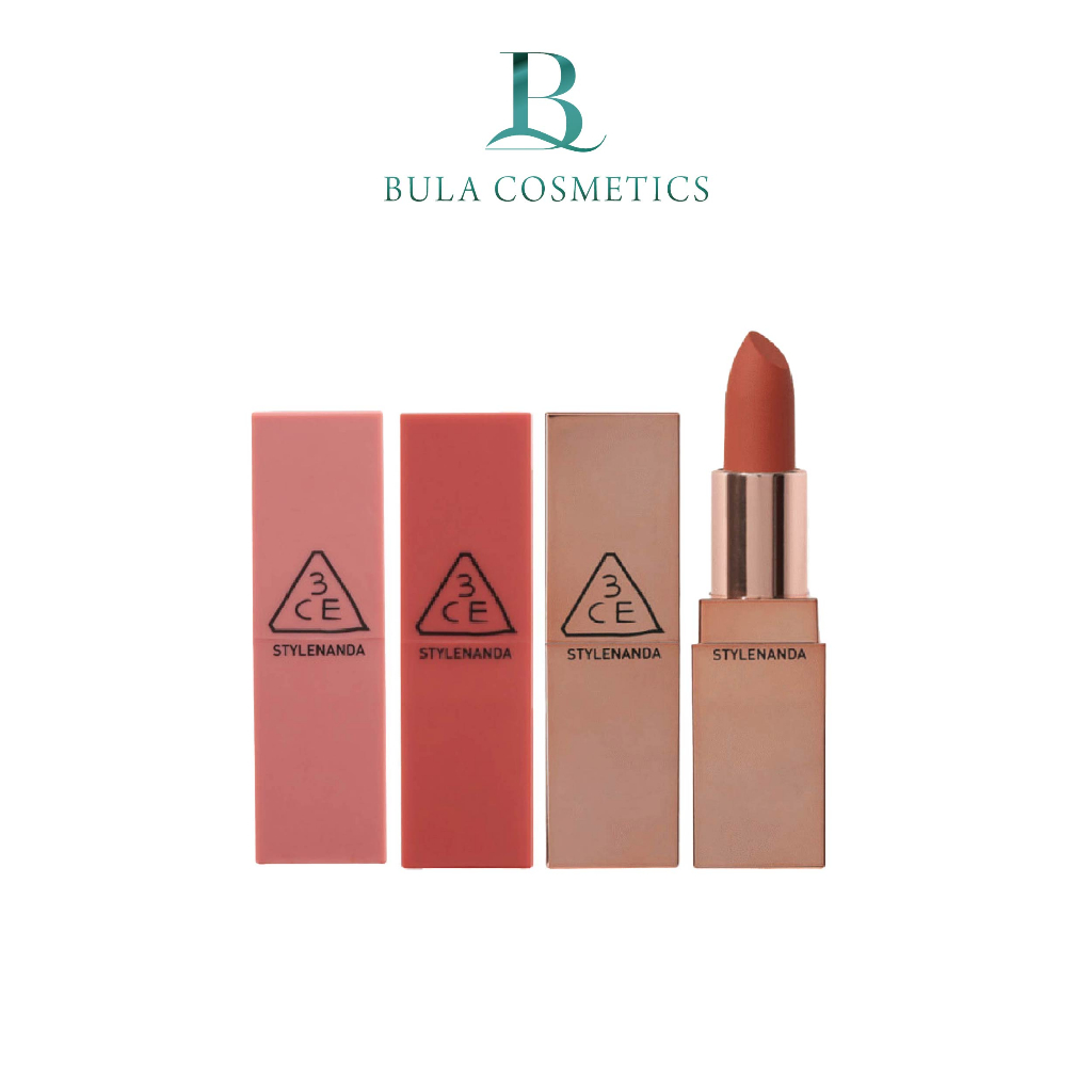 3ce Matte Lip Color, Genuine Long Lasting Matte Lipstick 3.5g | Shopee ...