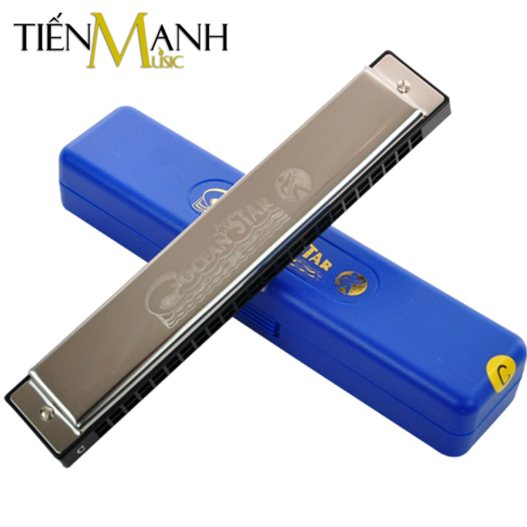 [Genuine] Tremolo Hohner Ocean Star Harmonica 24 Holes (Key C - 24 ...