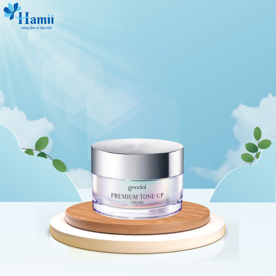 Goodal Premium Tone-Up Cream White Snail Cream 30ml Korea | Shopee Malaysia