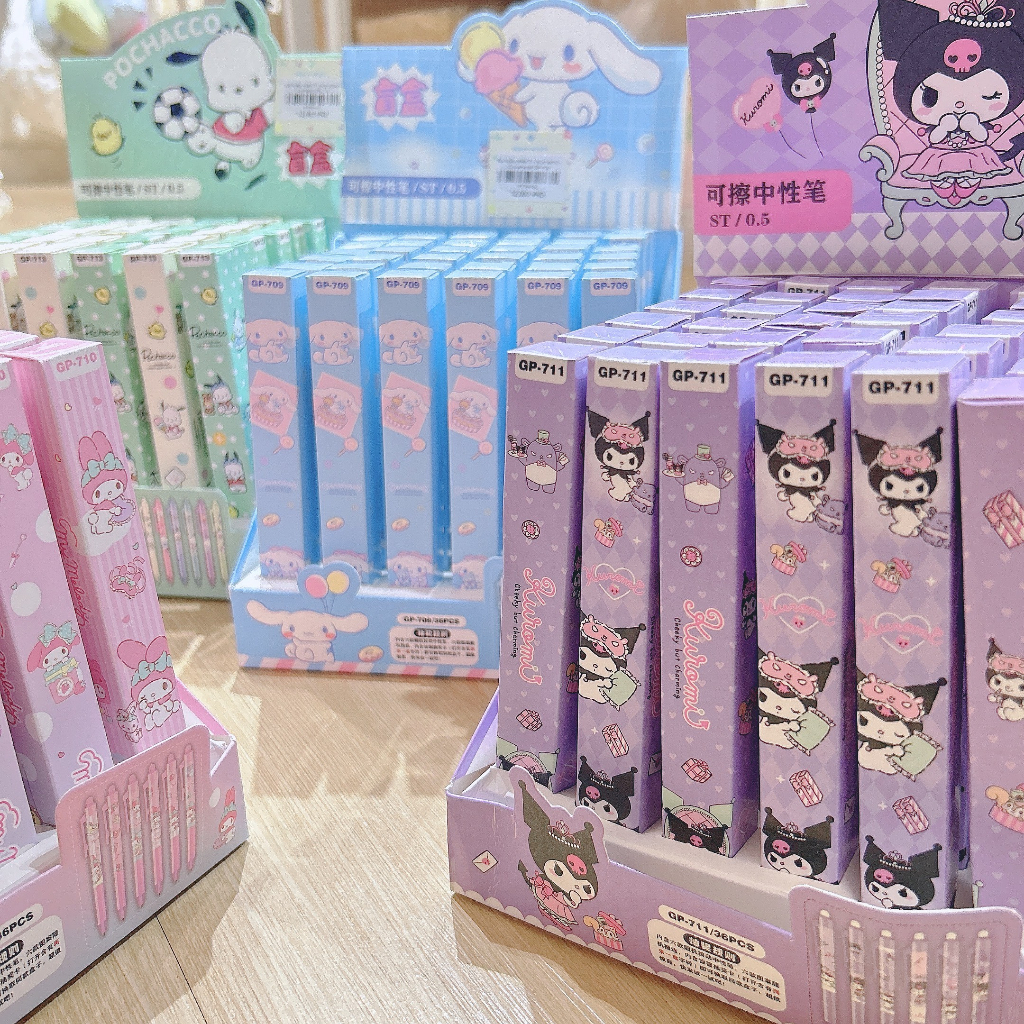 (12 Types) Cute Sanrio,Capybara,Shin Pencil Boy,Panda Flower Blue and ...