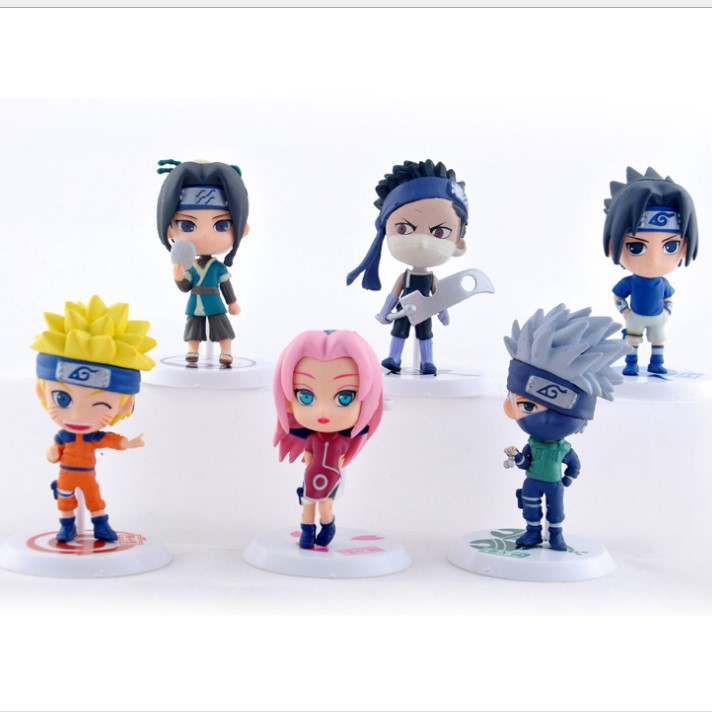 Naruto, Kakashi, Sasuke Chibi Model, Classroom Decor, Model Collection ...