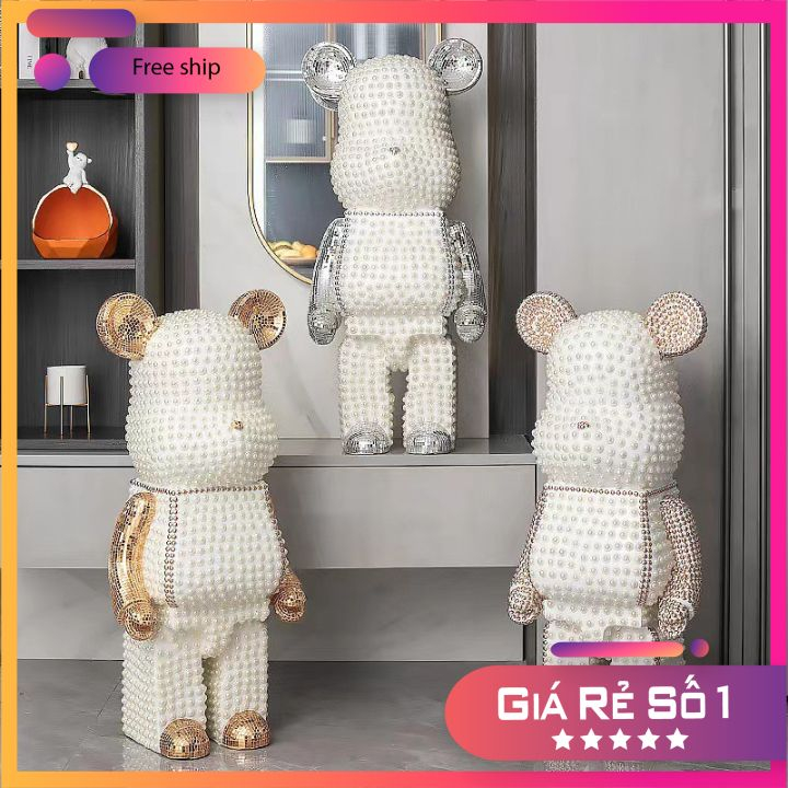 Bearbrick, bearbrick bear size to 80cm and size 50cm, pearl bling model ...